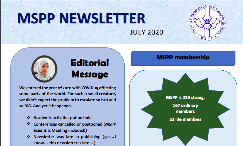 MSPP - Malaysian Society of Pharmacology and Physiology